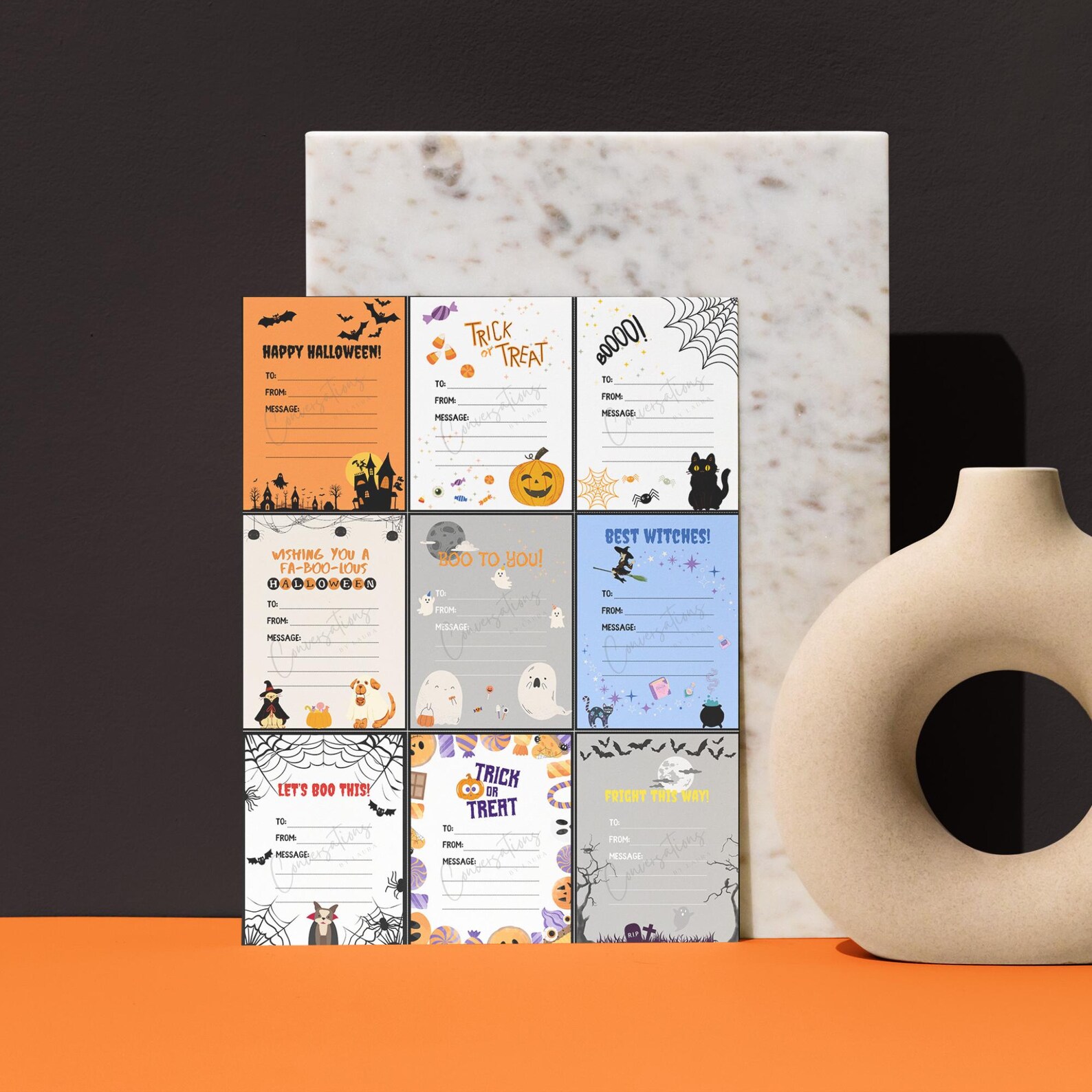 Halloween Candy Grams Printable | Candy Tags, Gift Tags, Trick or Treat ...