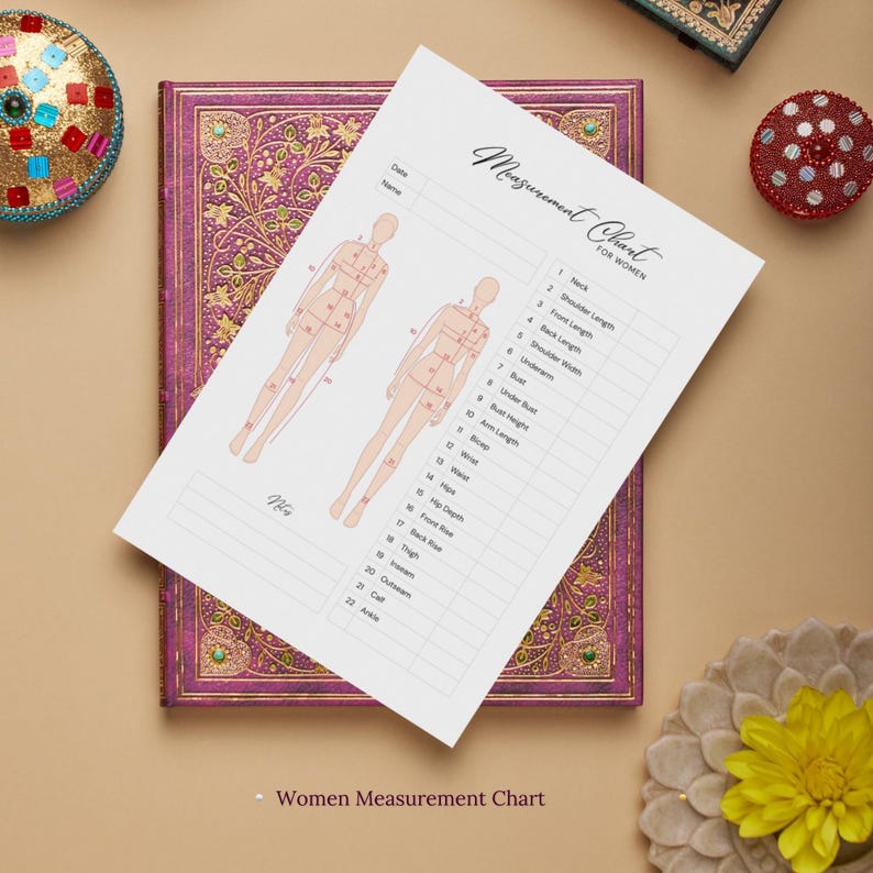 Custom Clothing Measure Chart, Tailor Measurement, Sewing Measure Table ...