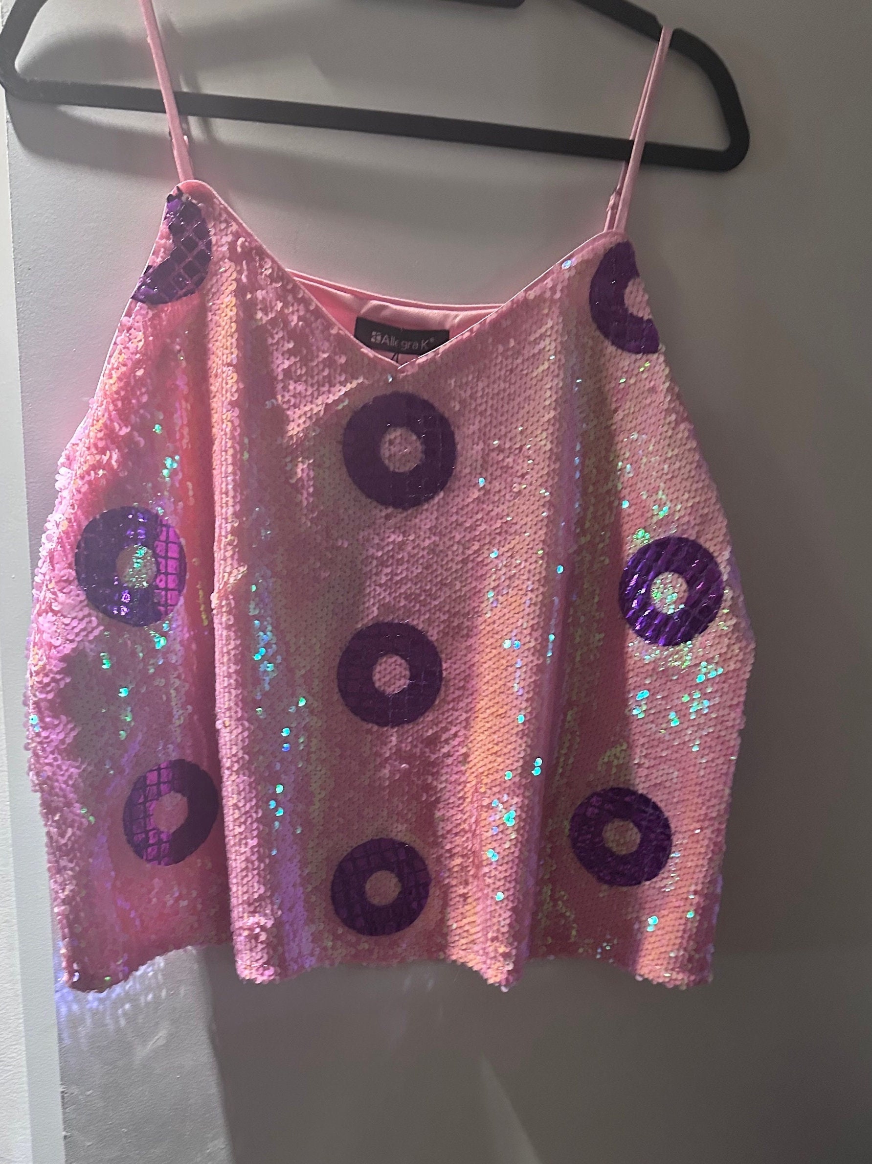 Phish Sparkle Donut Tank Pink/purple XL - Etsy