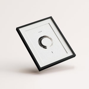 ENSO Printable Wall Art, Black and White, Portrait, Poster, Japanese ...