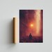 008 Lonely Woman in the Crowd Wall Art Poster Print in - Etsy