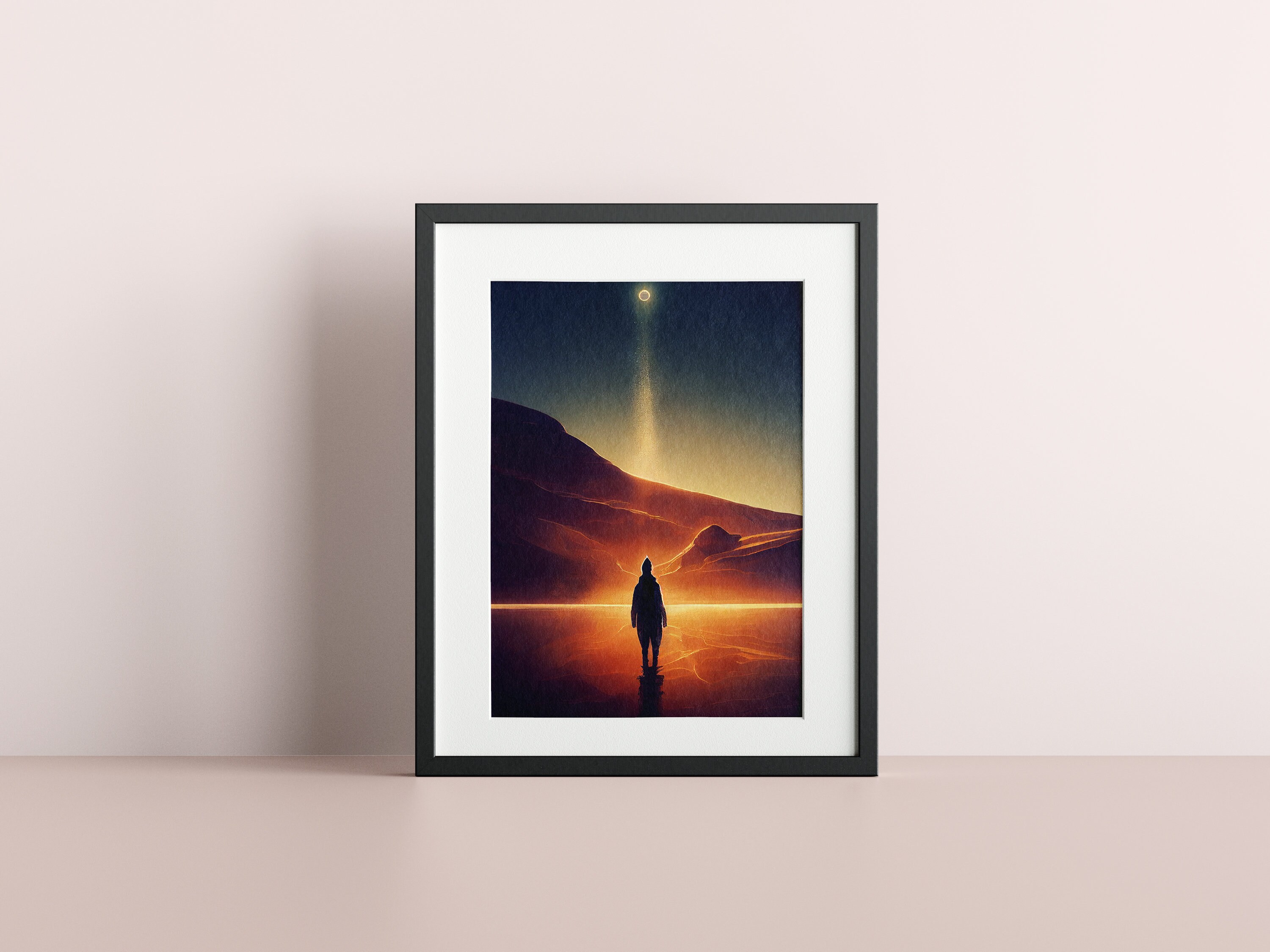 Stardust Falling From the Sky Printable Wall Art Portrait - Etsy