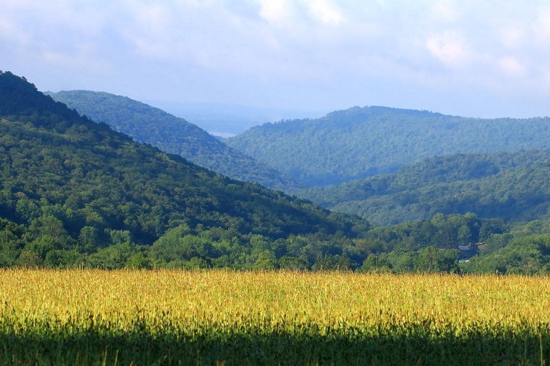 Catskill Mountains Landscape, Country, Rustic, Country Decor, Valley ...
