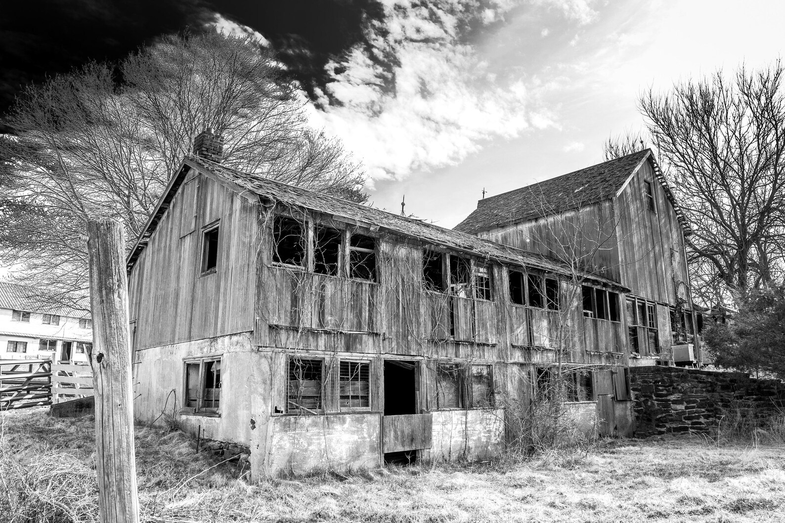 Dilapidated Bucks County Barn in Black and White, Photographs, Photos ...