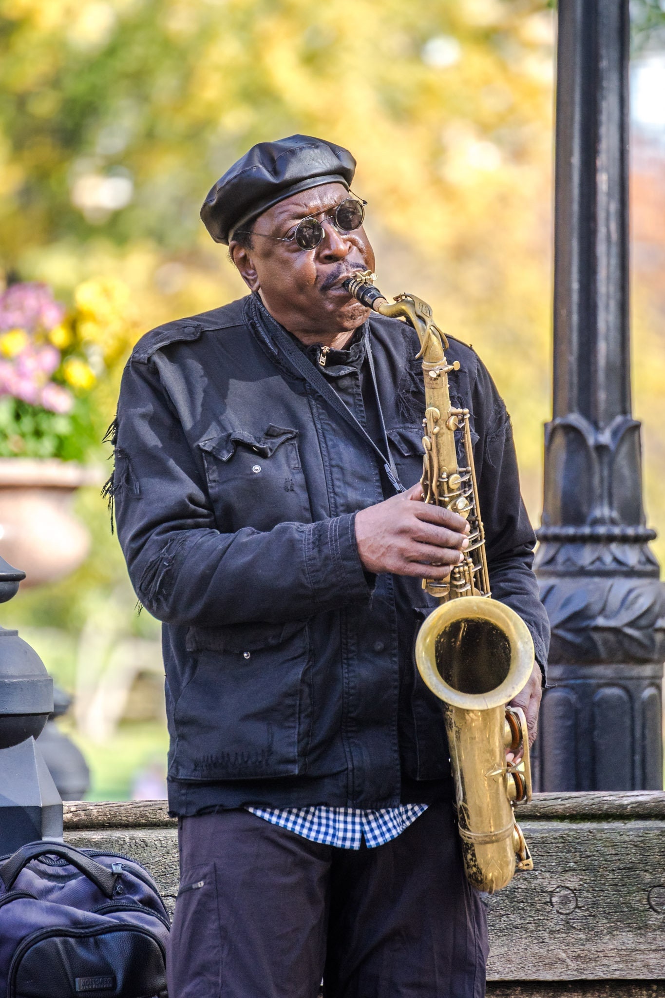 Central Park Sax Player, Musician, Saxaphone, Street Musician, Music ...