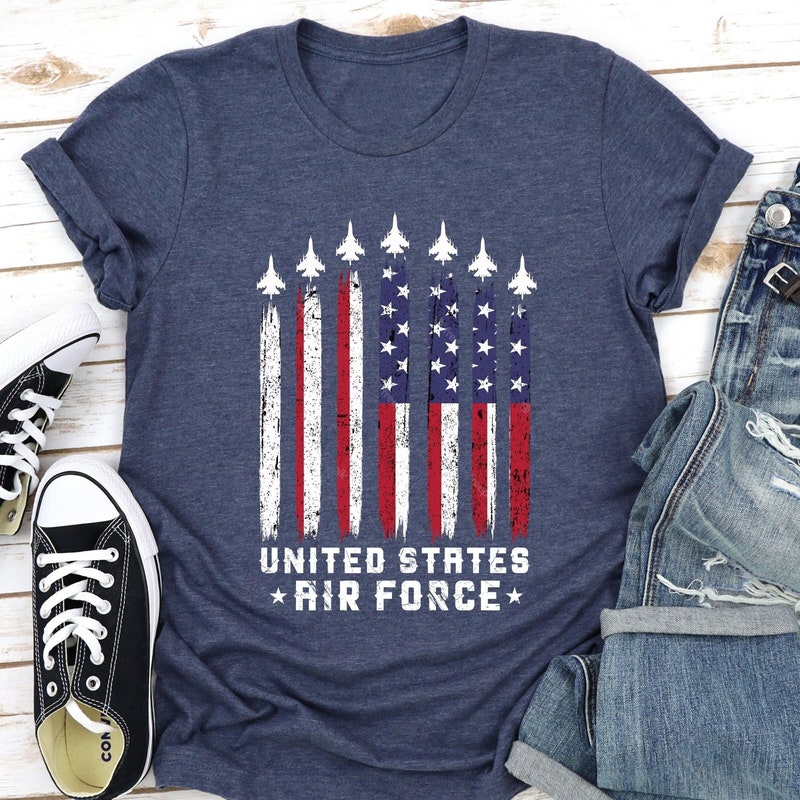 Vintage Tee Us Air Force - Etsy