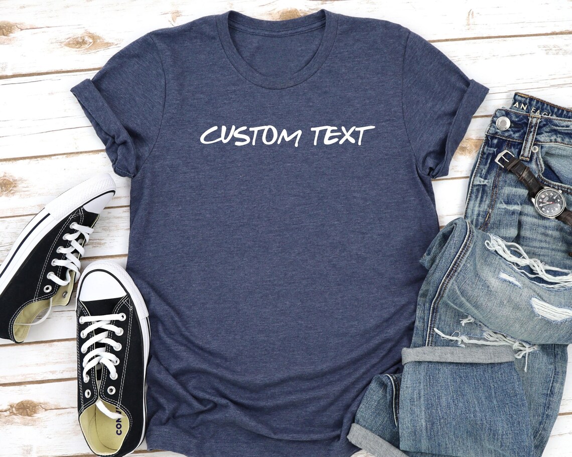 Custom T-shirt: Personalized Design, Unisex Tee - Etsy