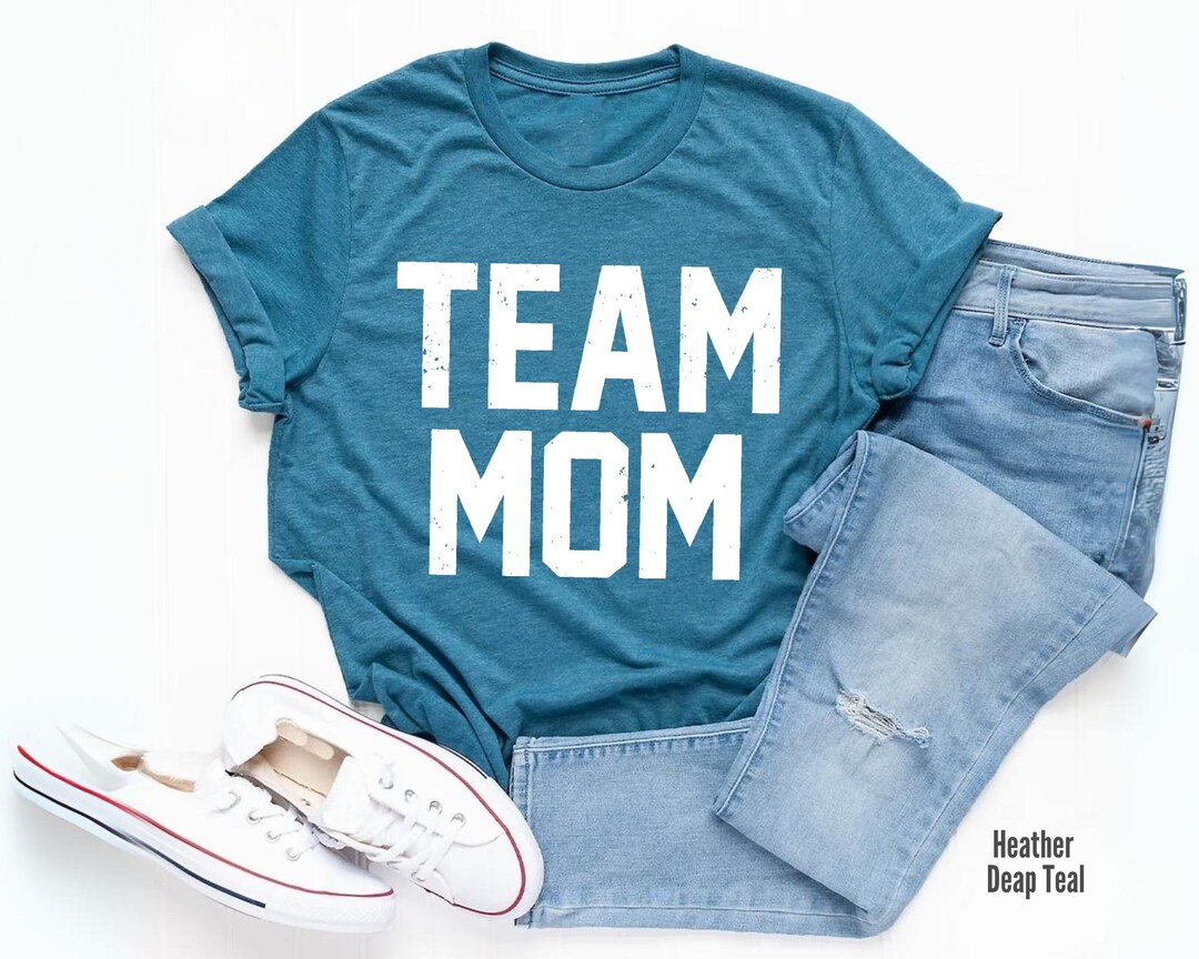 Team Squad Mom, Team Mom Shirt, Baseball Mom Tshirt,cheer Mom Tee, Game ...