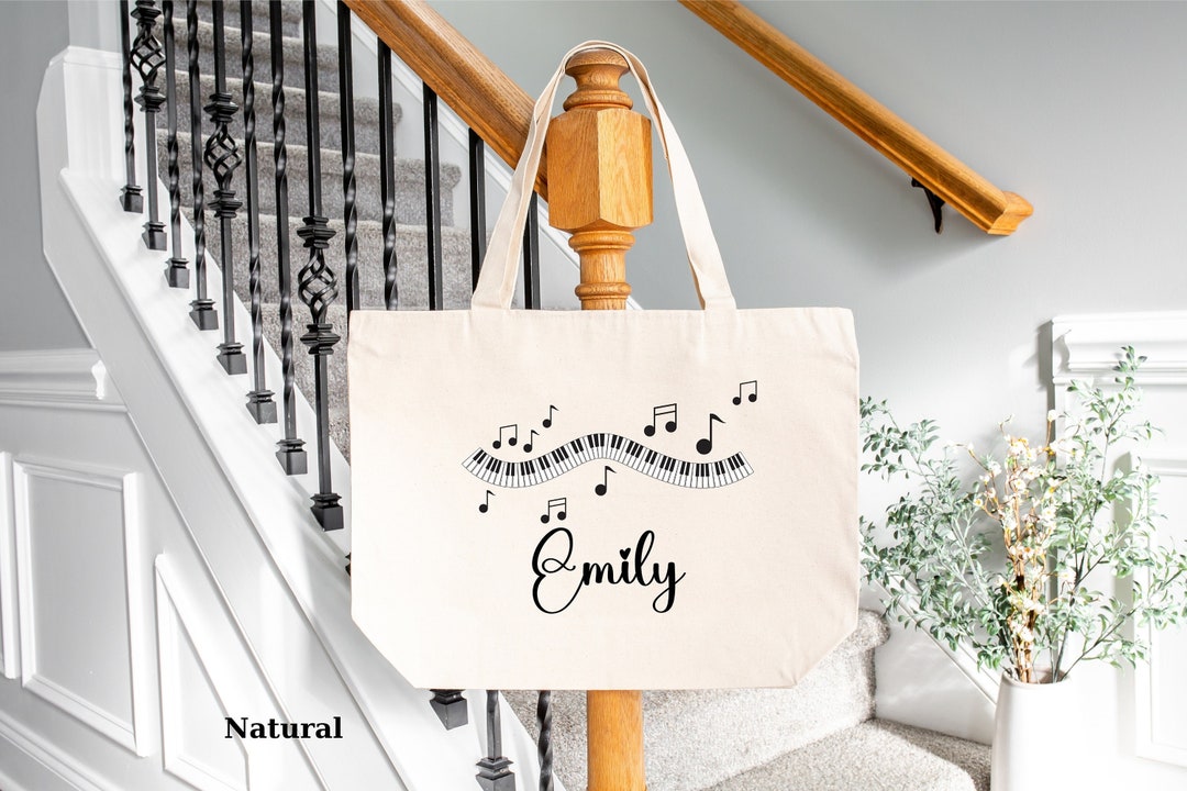 Piano Bag | Music Bag | Musical Notes | Music Gifts Personalized ...