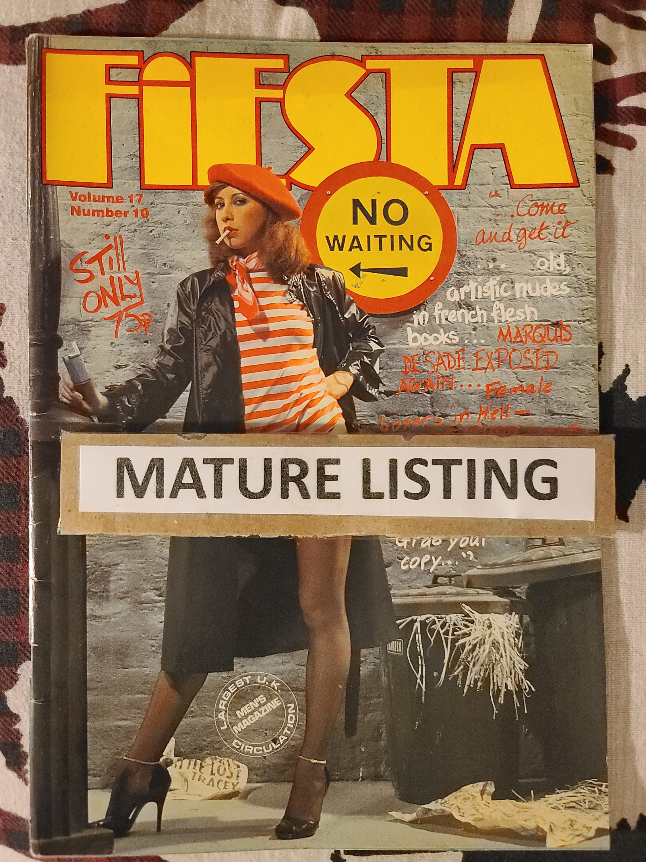 Vintage 1983 British Fiesta Cheesecake Pinup Model Magazine Etsy