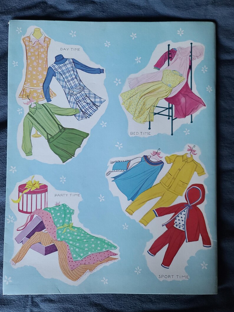 Vintage Rare 1966 Peg Nan Kay Sue Paper Doll Book Whitman No 1995 - Etsy
