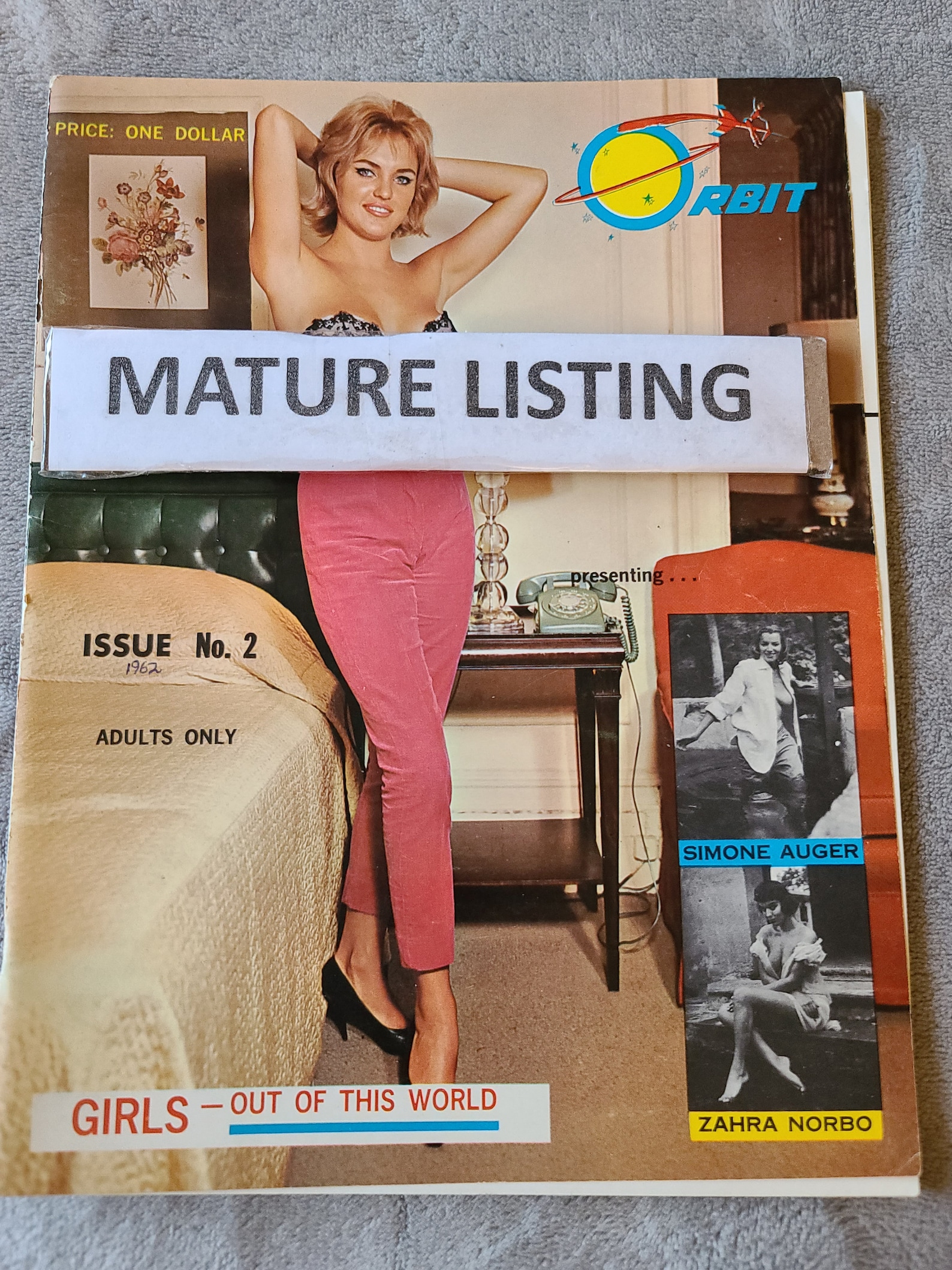 Vintage 1960's Orbit Pinup Cheesecake Model Magazine No 2 - Etsy