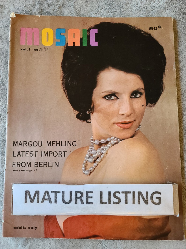 Vintage 1960's Mosaic Pinup Cheesecake Model Magazine Vol - Etsy