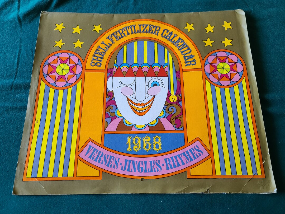 Vintage 1968 Shell Fertilizer Bruce Butte Whimsical Art - Etsy