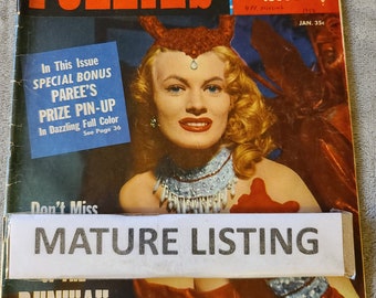 Vintage 1960's Paris Taboo Pinup Cheesecake Model Magazine - Etsy