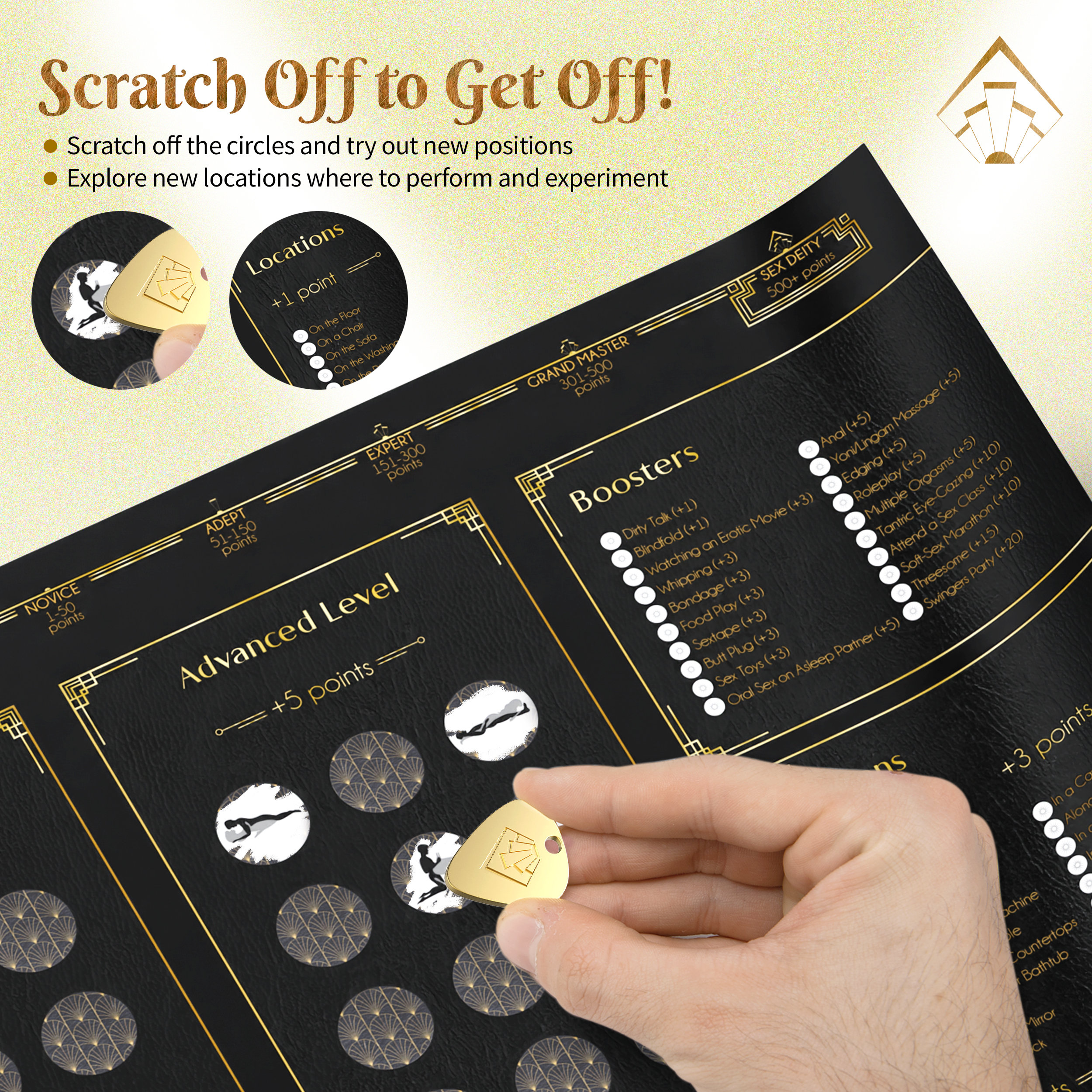 Twosome Project The Viral Scratch Off Game For Couples Enhance Your Intimate Life Scratch Off 
