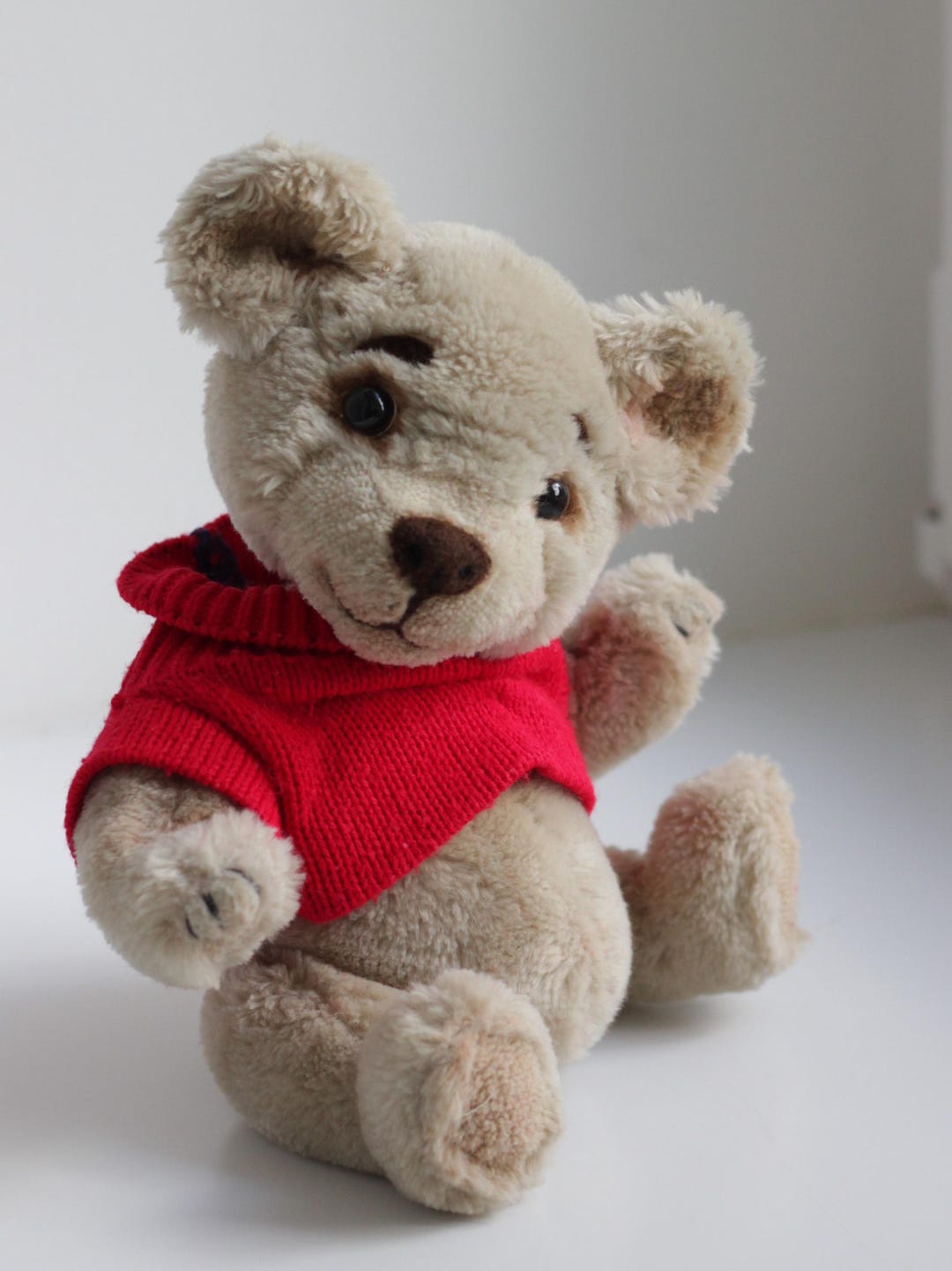 Teddy Bear, One of a Kind Toy, Poseable Art Toy, Interior Doll - Etsy