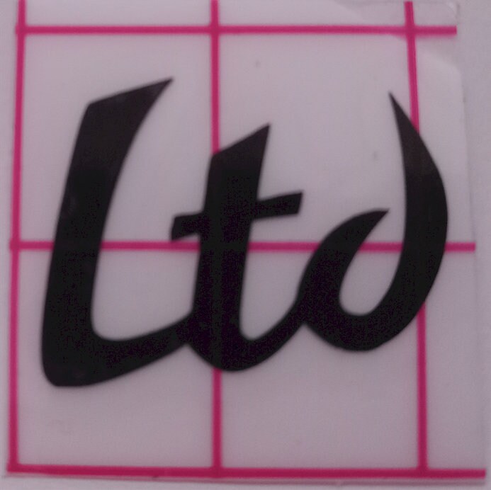 LTD Guitar Headstock Vinyl Cut Decal Sticker Logo for Replacement or ...