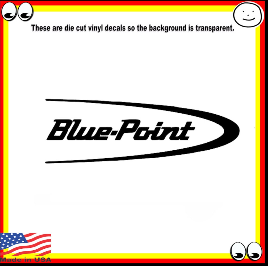 Blue Point Tools Vinyl Cut Decal Sticker Logo for Car Truck Laptop ...