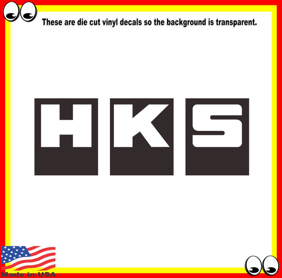 HKS Hks Vinyl Cut Decal Sticker Logo JDM High Performance Aftermarket ...