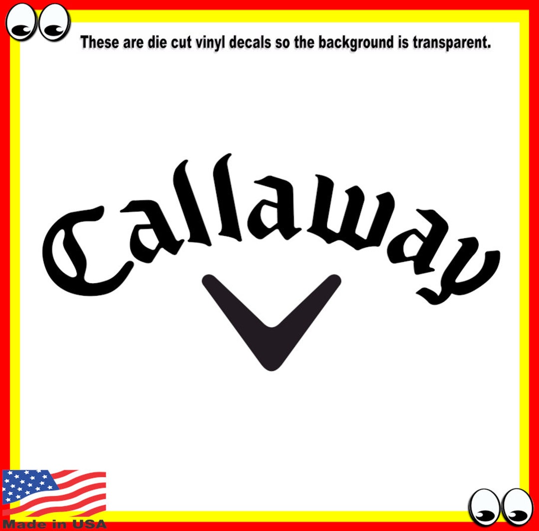 Callaway Golf Vinyl Cut Sticker Decal Logo - Etsy