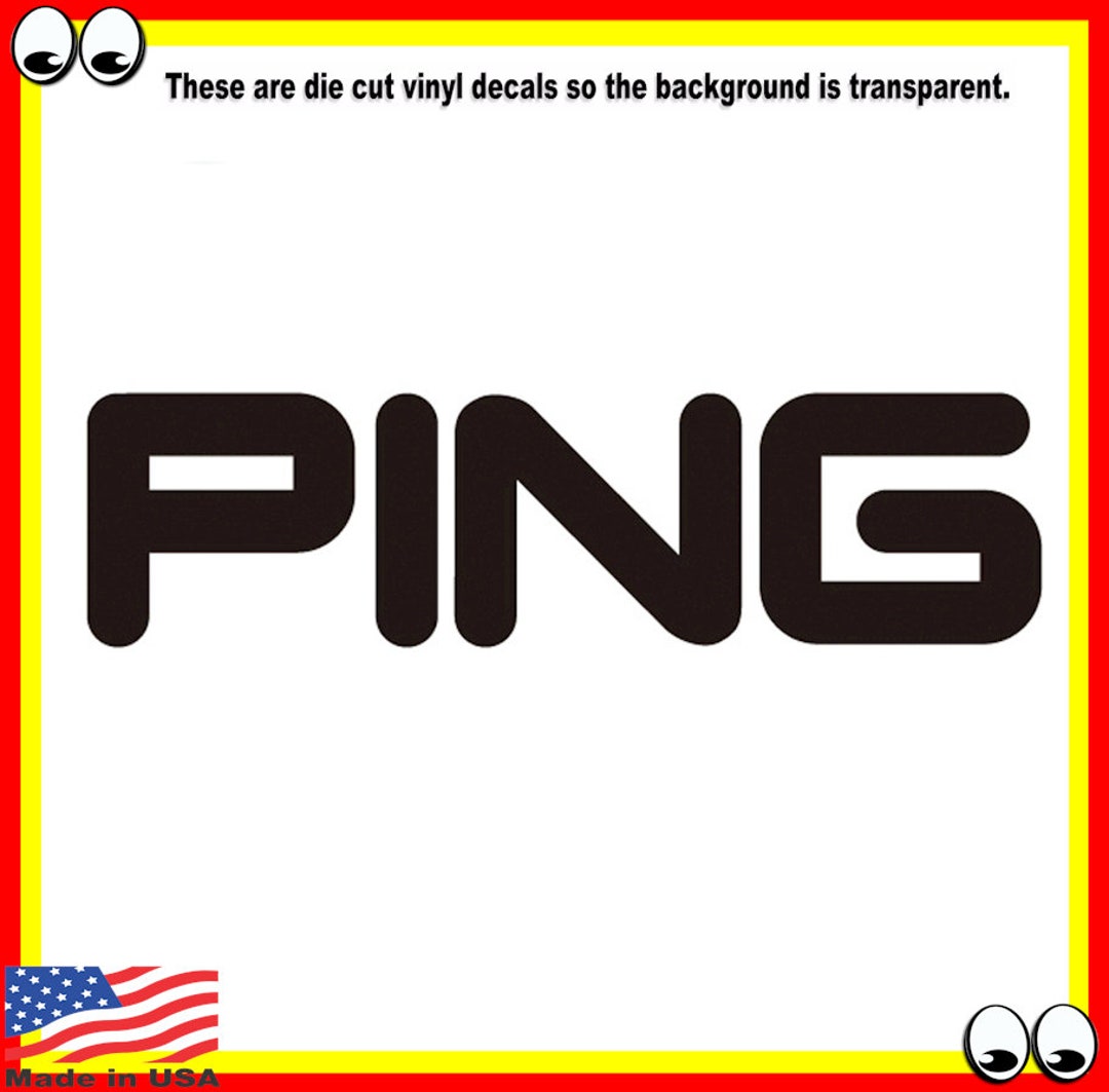Ping Golf Vinyl Cut Sticker Decal Logo - Etsy