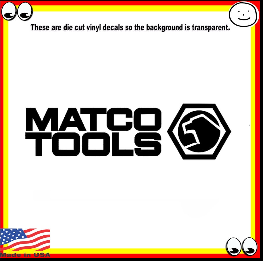 Matco Tools Vinyl Cut Decal Sticker Logo for Car Truck Laptop Toolbox ...