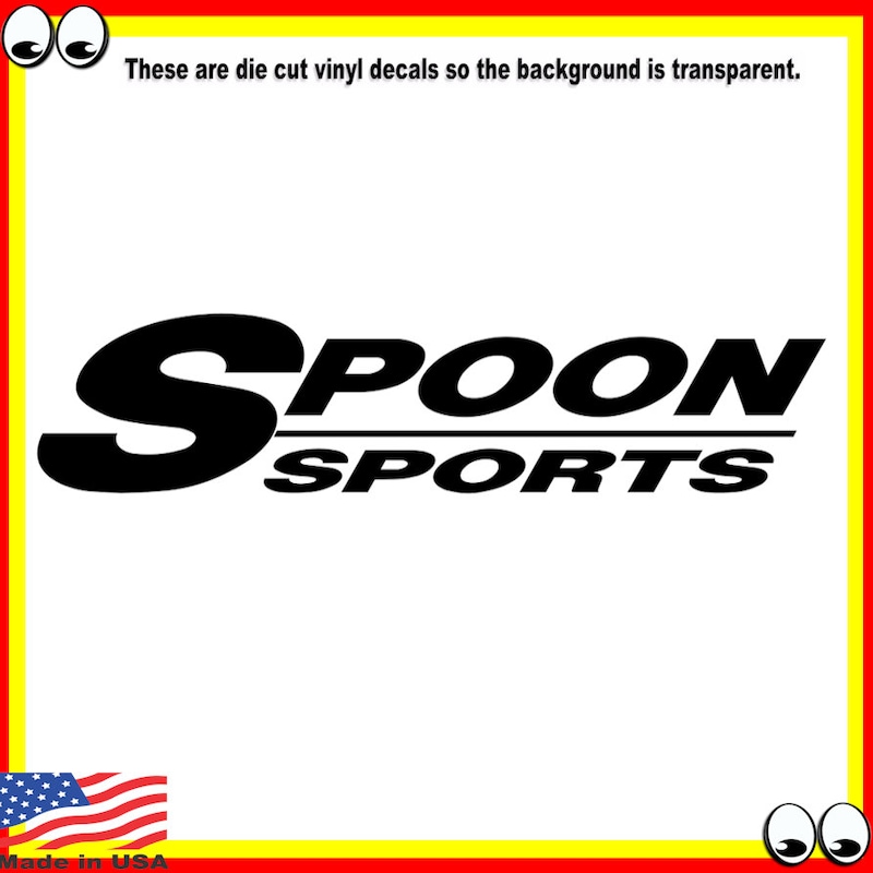 Spoon Decal Honda - Etsy