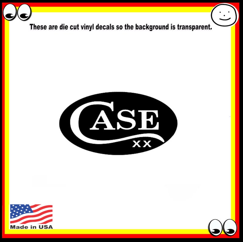 Case Knives Knife Vinyl Cut Decal Sticker Logo for Car Truck Laptop ...
