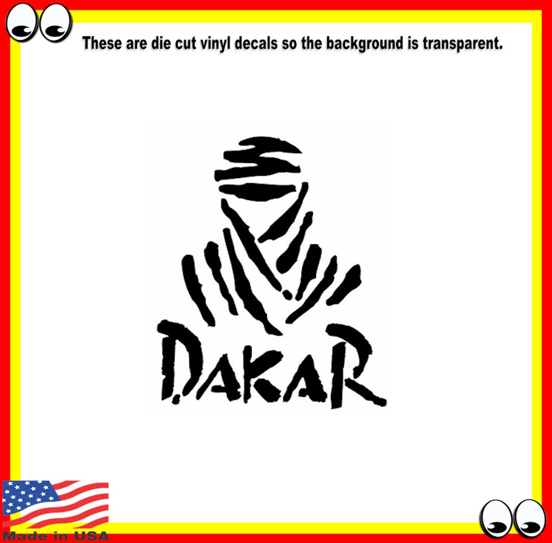 Dakar Rally Vinyl Cut Decal Sticker Logo Paris to Dakar Rally JDM ...