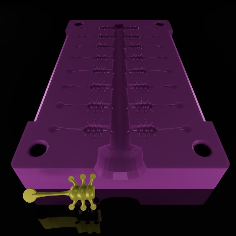 3d Print Fishing Bait Molds Files - Etsy