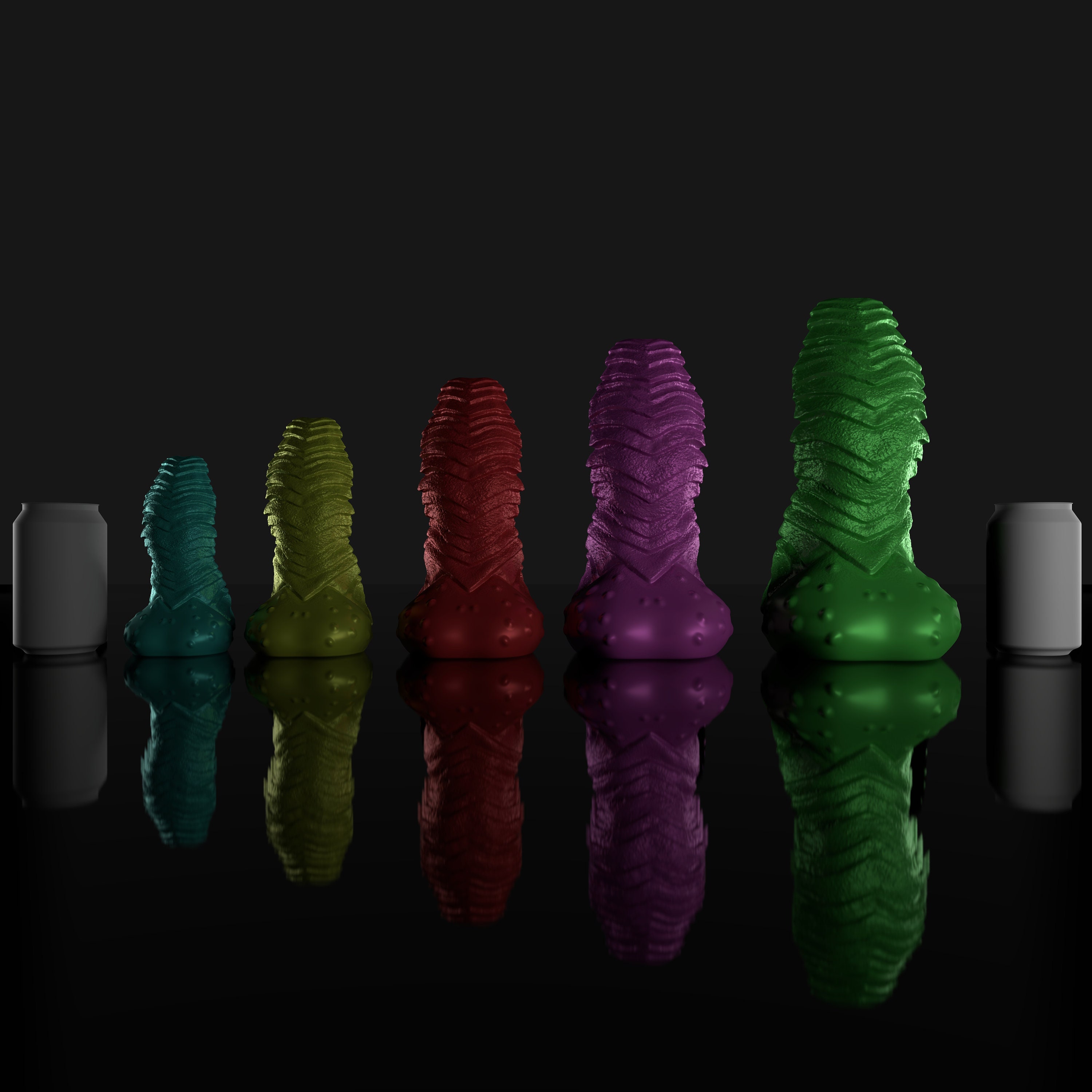 Sex Toy Model and Mold Pack for 3d Printer, Extra Thick Make Own Dildos at Home, Dragon Dildo ...