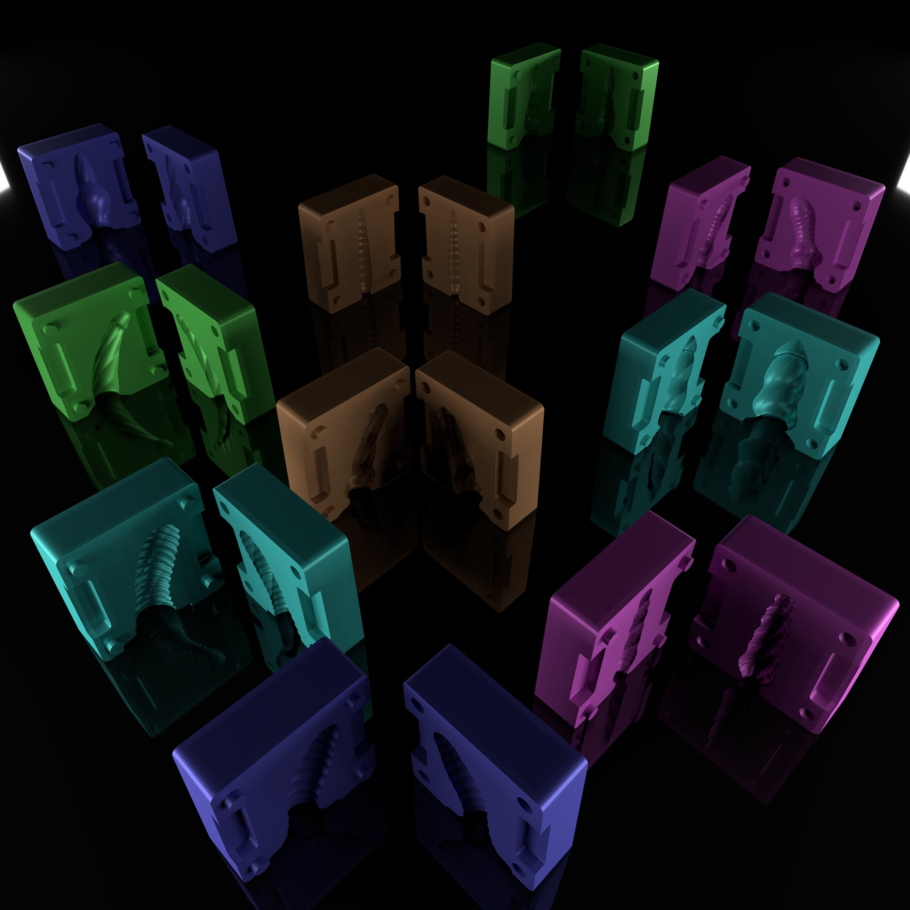 35 Different Sex Toy Stl Files Mixed Models And Molds For 3d Printer