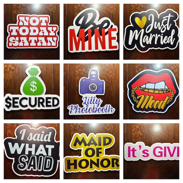 Photo Booth Props - Etsy Canada