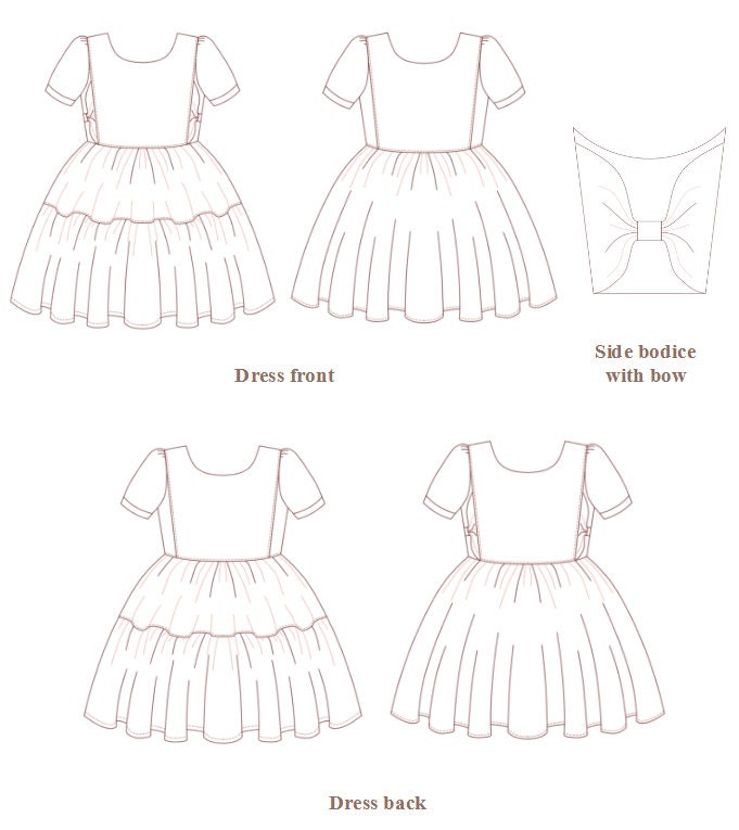 Daisy Dress Pdf Sewing Pattern - Etsy