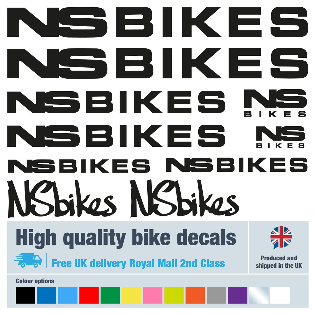 NS Bikes Bike Labels / Decals With Free Bike Protection 26 - Etsy