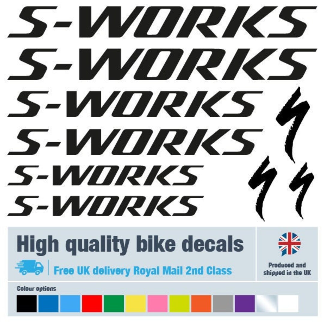 S-works Bike Decals / Labels / Stickers in Vinyl With Free - Etsy