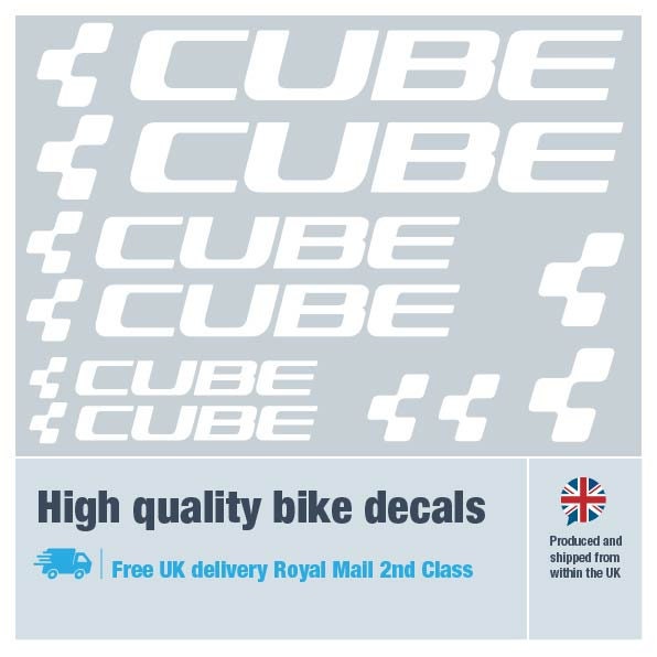 Cube Bike Decals / Labels / Stickers in Vinyl, With Free Bike ...