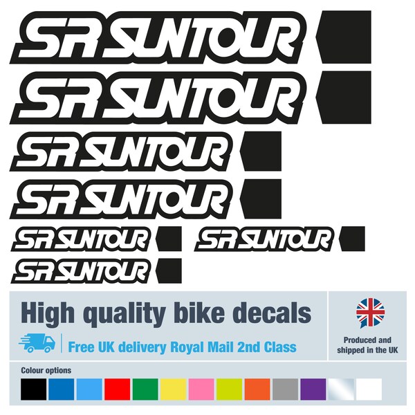 Sr Suntour Decals - Etsy