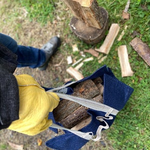 Log Carrier, Wood Carrier Bag, Firewood Carrier, Fireplace Wood Bag ...
