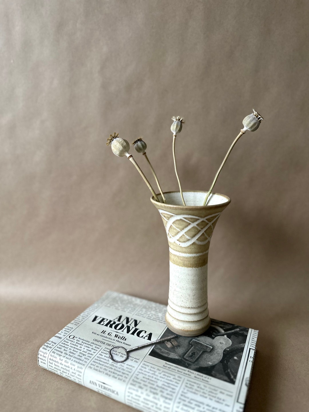 Vintage Ingleton Studio Pottery Bud Vase - Etsy