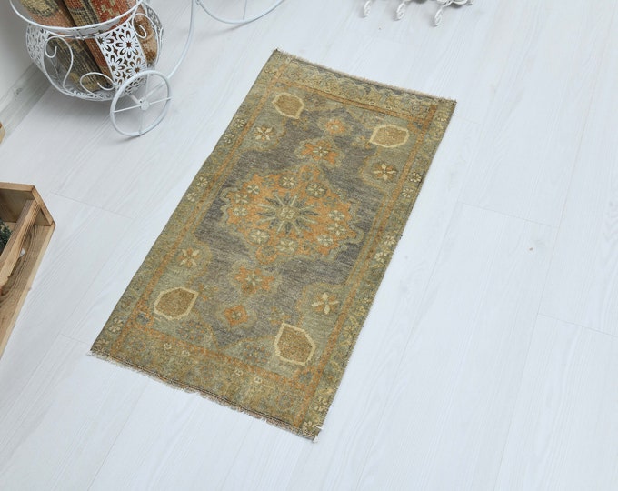 Bathroom Rug,2x3 Rug,small Rug,oushak Bath Rug,natural Rug,2x3 Vintage ...