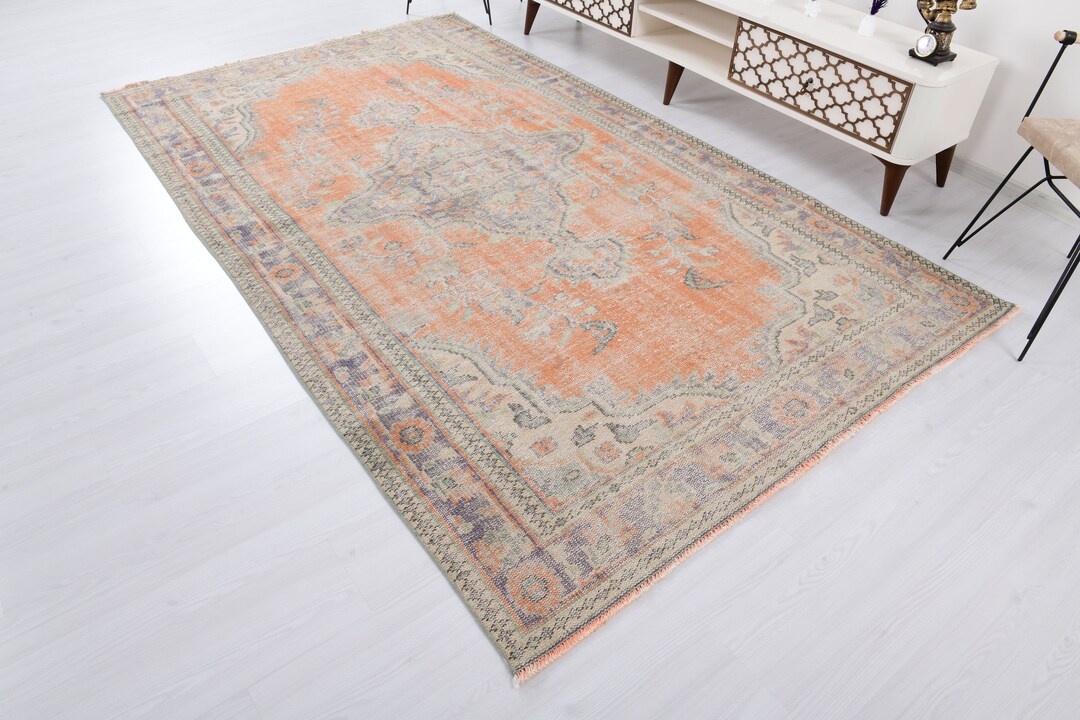 5x9 Area Rug,vintage Area Rug,handmade Rug,area Rug,5x9 Rug,living Room ...