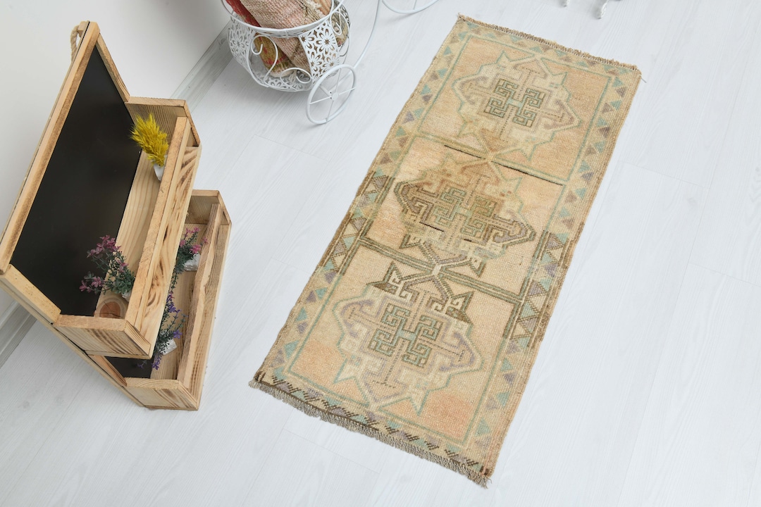 2x3 Bath Rug,unique Small Rug,small Turkish Rug,vintage Door Mat Rug ...