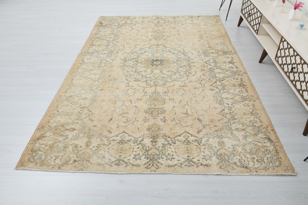 6x9 Rug,oushak Area Rug,6x9 Turkish Rug,handmade Rug,6x9 Wool Rug,area ...