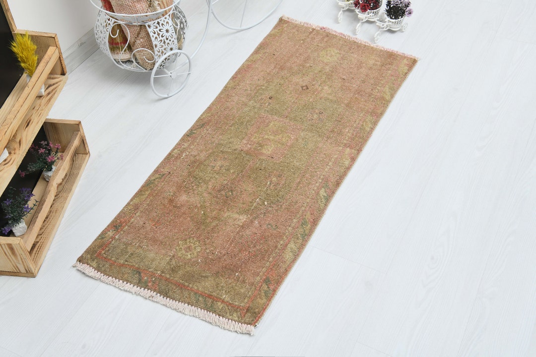 2x4 Rug,bath Rug,small Vintage Rug,2x4 Turkish Rug,bathroom Rug,small ...