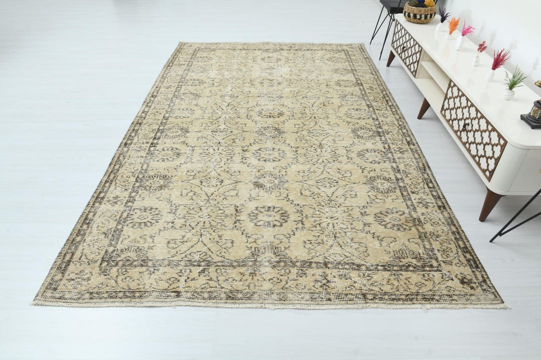 6x10 Rug, Hand Made Rug, Living Room Rug, 6x10 Turkish Rug, Oriental ...