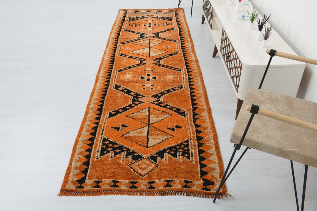 3x11 Runner Rug,entry Rug,runner Rug,wool Rug,3x11 Rug,vintage Runner ...