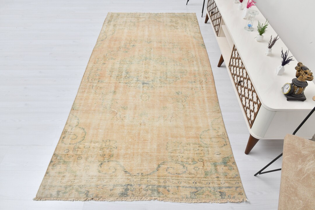 4x8 Rug,orange Rug,green Rug,4x8 Bedroom Rug,natural Rug,oushak Rug,4x8 ...