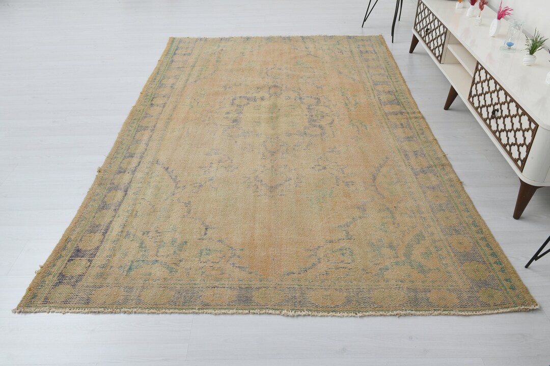 6x9 Rug,anatolia Rug,6x9 Oushak Rug,6x9 Turkish Rug,area Rug,6x9 ...